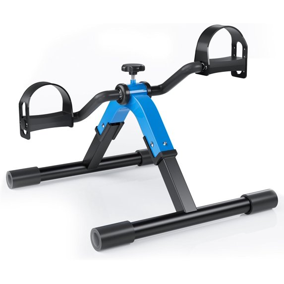 Folding Pedal Exerciser Mini Exercise Bike Under Desk Bike for Arms and ...