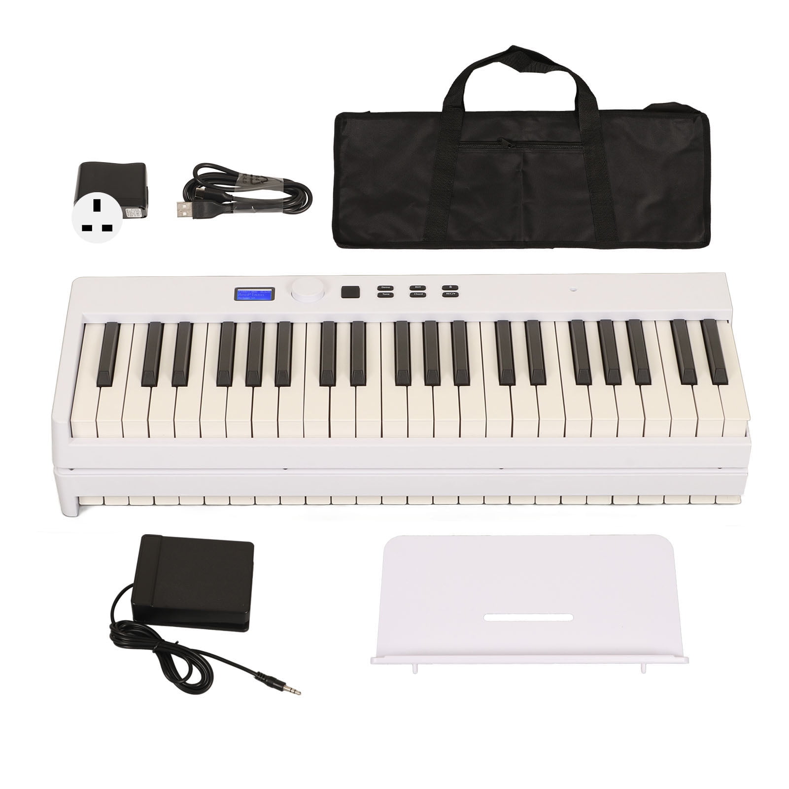 Folding Piano Keyboard 88 Key HiFi Stereo Plug and Play Electric ...