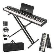 Yamaha 61-Key Piaggero Ultra-Portable Digital Piano, Black - Walmart.com