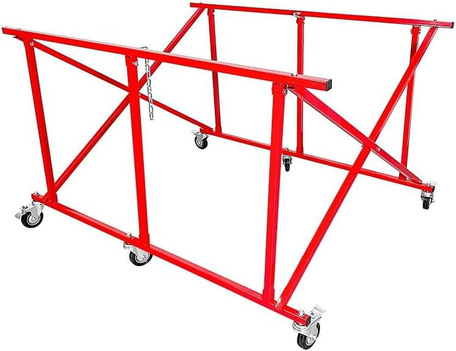 Folding Pick Up Bed Dolly - Easily Fold Large Auto Body Truck Bed Cart ...