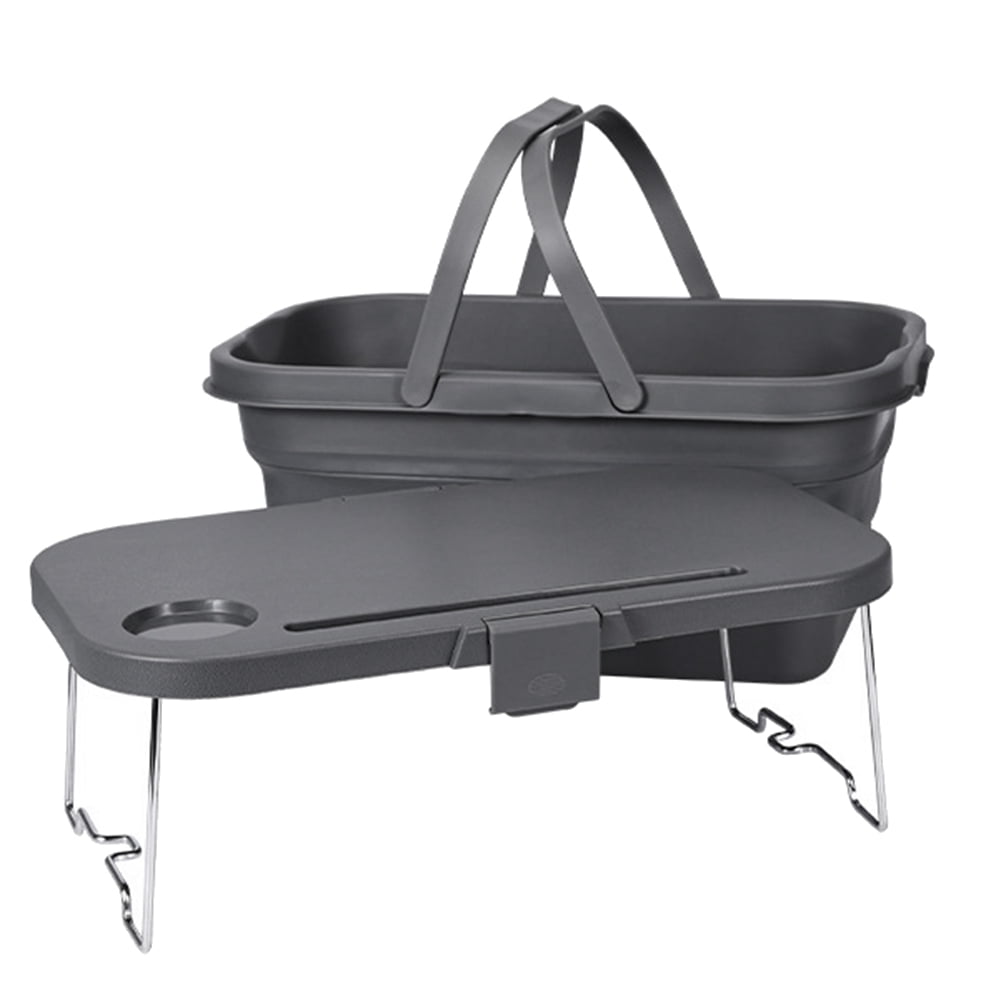 Folding Picnic Camping Basket Insulated Shopping Cooler Home Storage ...