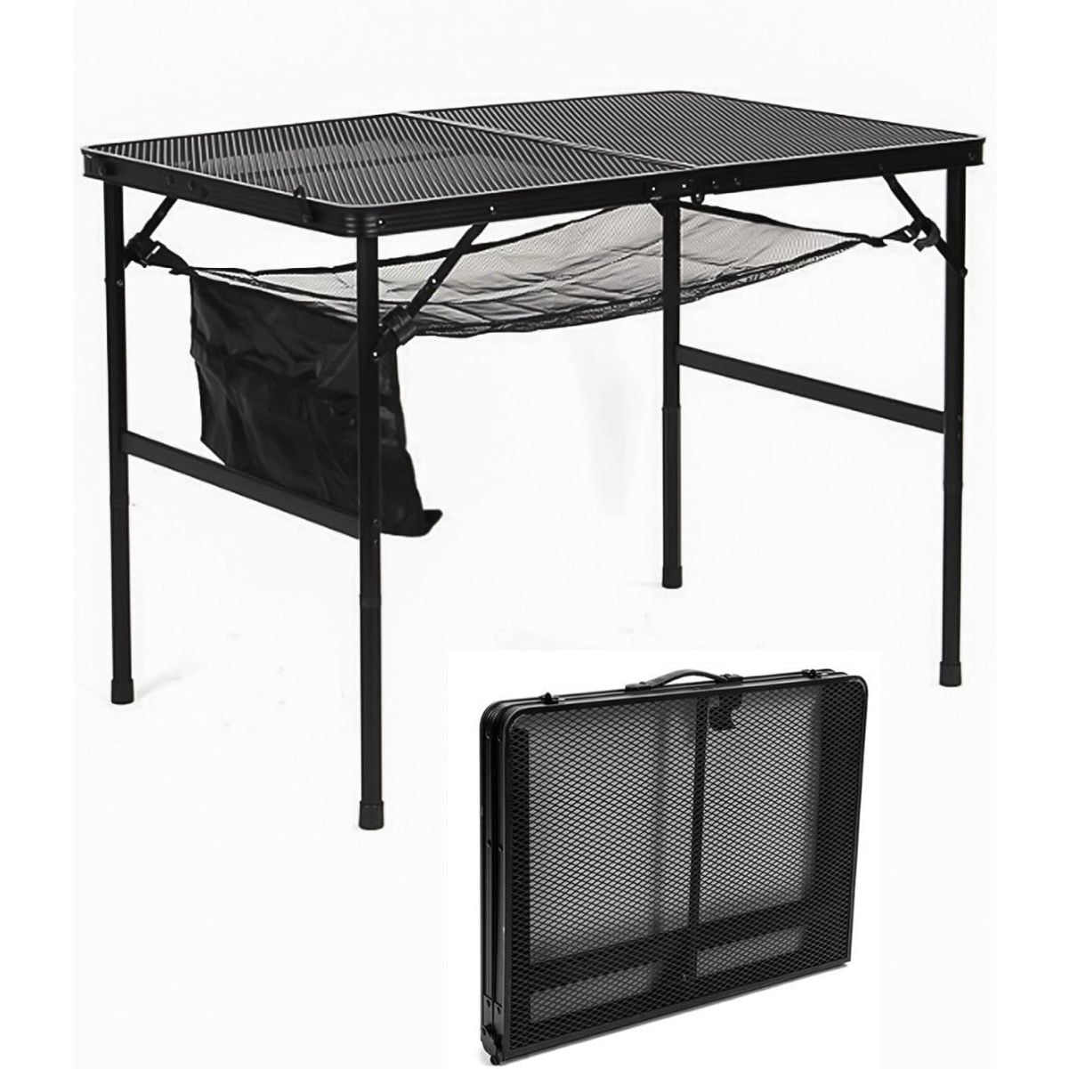 Folding Picnic Table for Grill, 35.42”x 23.62“ x26.37“ Outdoor Camping ...