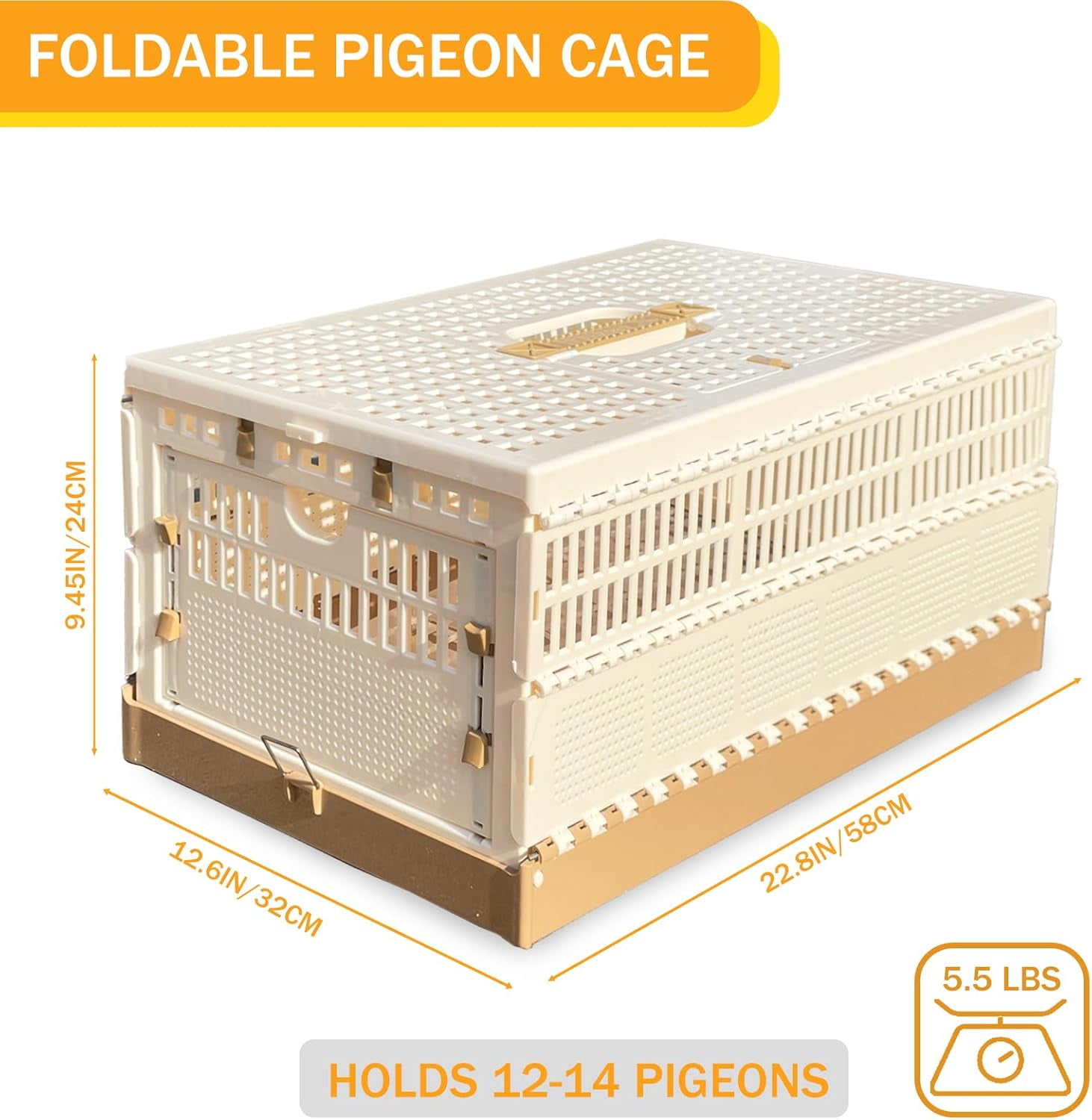 Folding Pigeon Cage Racing Pigeons Travel Cage Pairing Cage Plastic ...