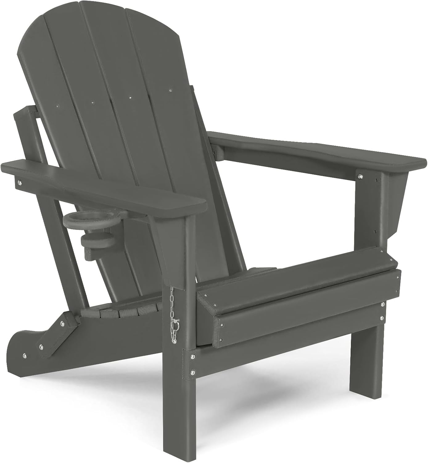 Folding Plastic Adirondack Chair - Outdoor Weather Resistant Adirondack ...