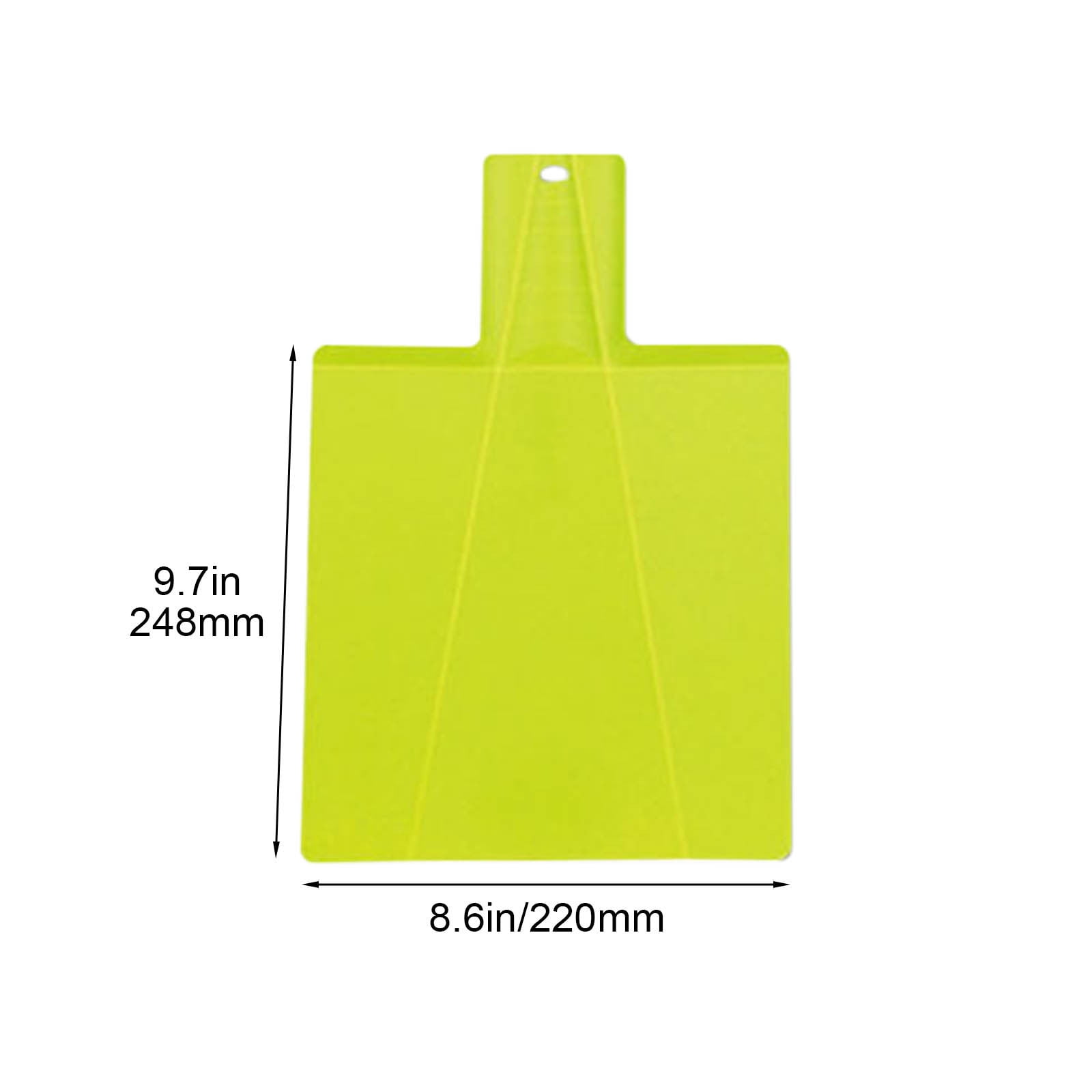 Folding Plastic Cutting Board Portable Chopping Board Kitchen Prep Mat ...