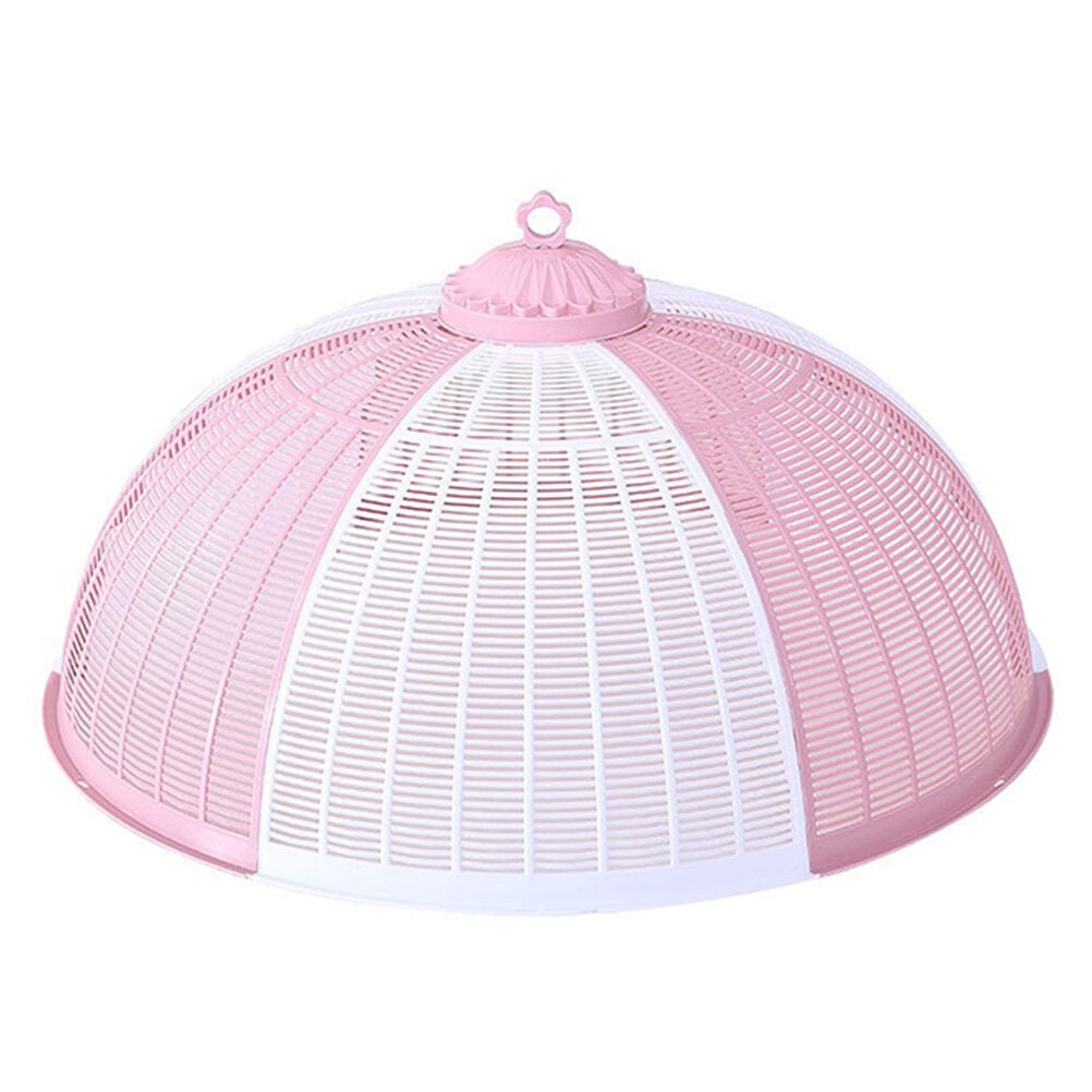 Folding Plastic Food Cover with Ring Handle for Home Multi Color 1pc ...