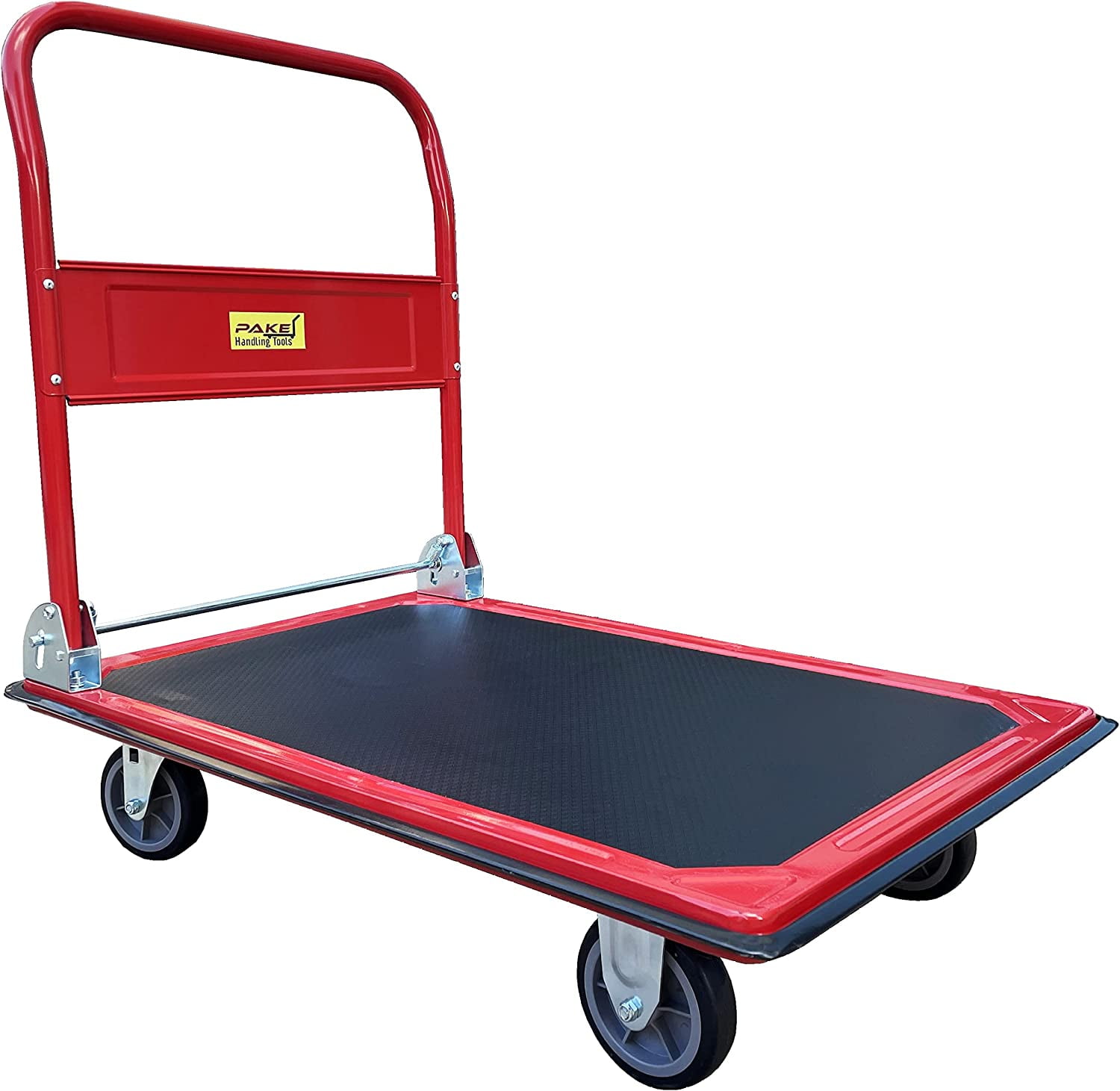 Folding Platform Cart, 660lbs Capacity, 36" x 24", Red Color - Walmart.com