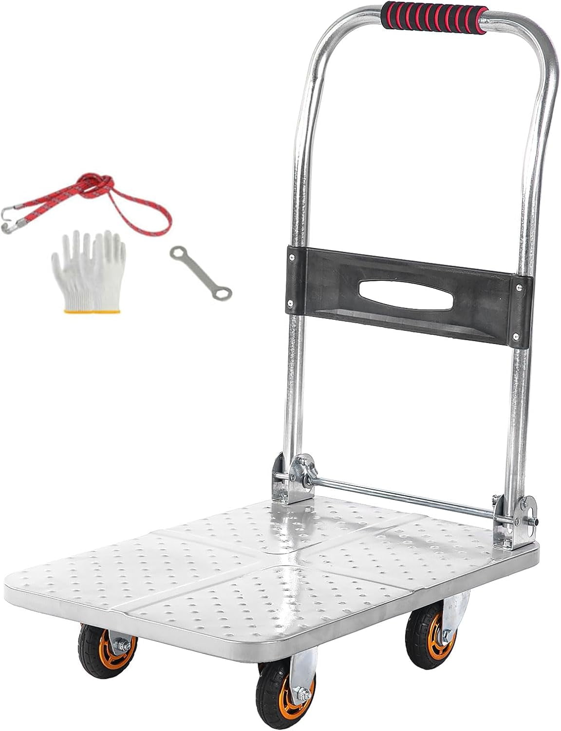 Folding Platform Trucks,Rolling Flatbed Cart Dolly For Easy ...