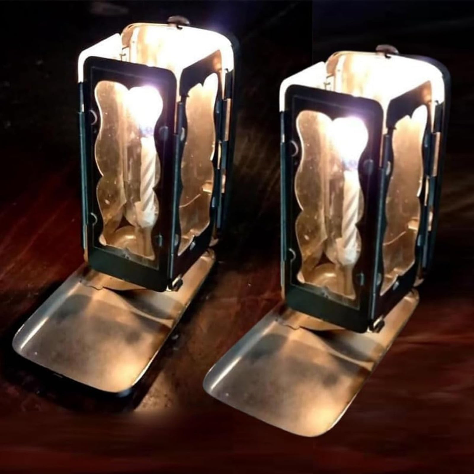 Folding Pocket Candle Lantern 2025 New Candle Lanterns for Real Candles ...