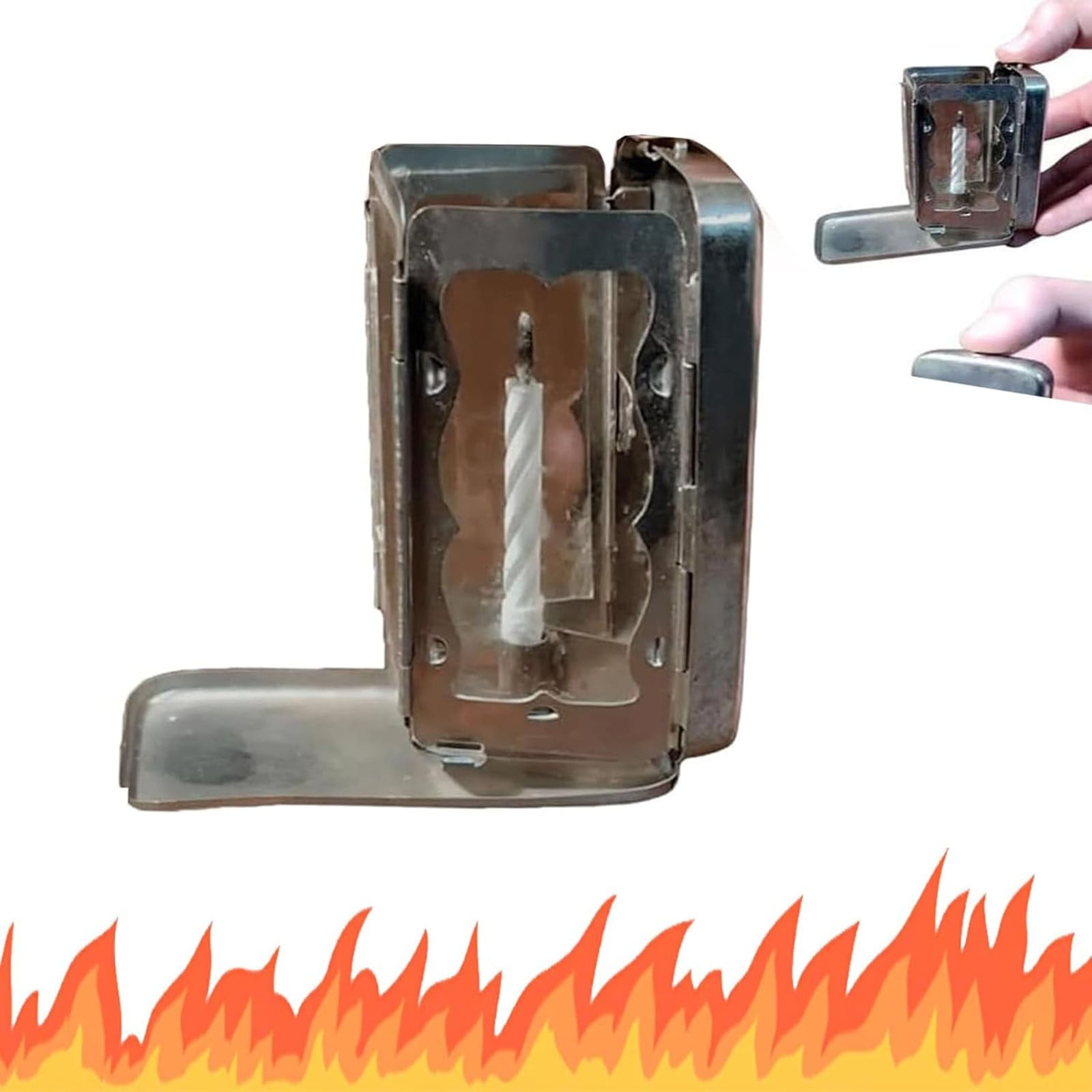 Folding Pocket Candle Lantern (Candle Not Included), Portable ...