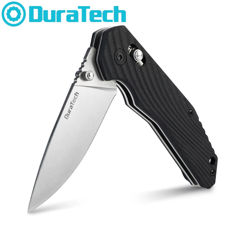 Folding Pocket Knife EDC Pocket Knife Drop Point Blade With G10 Handle ...