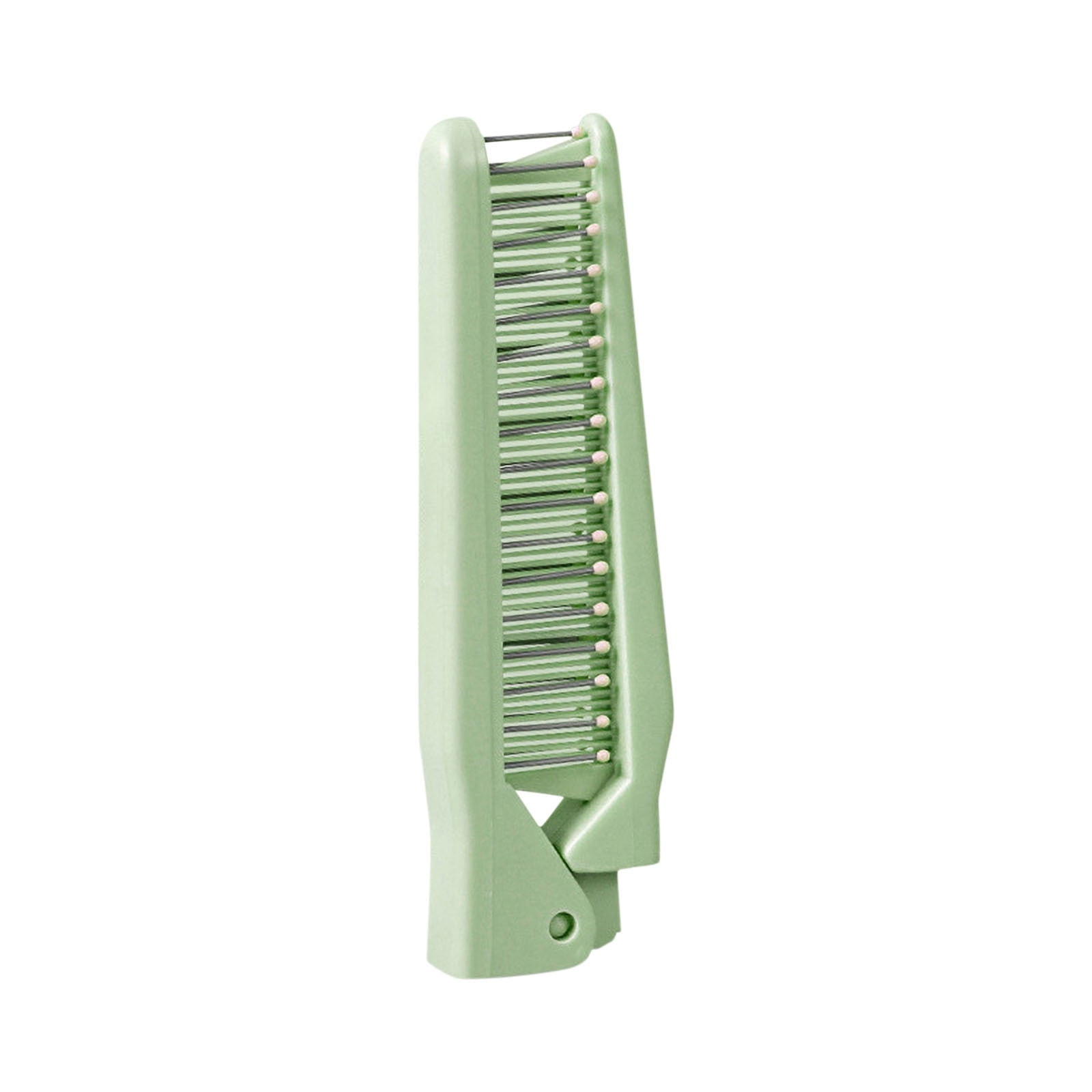 Folding Portable Hair Brush Comb with Double Headed Massage Teeth ...