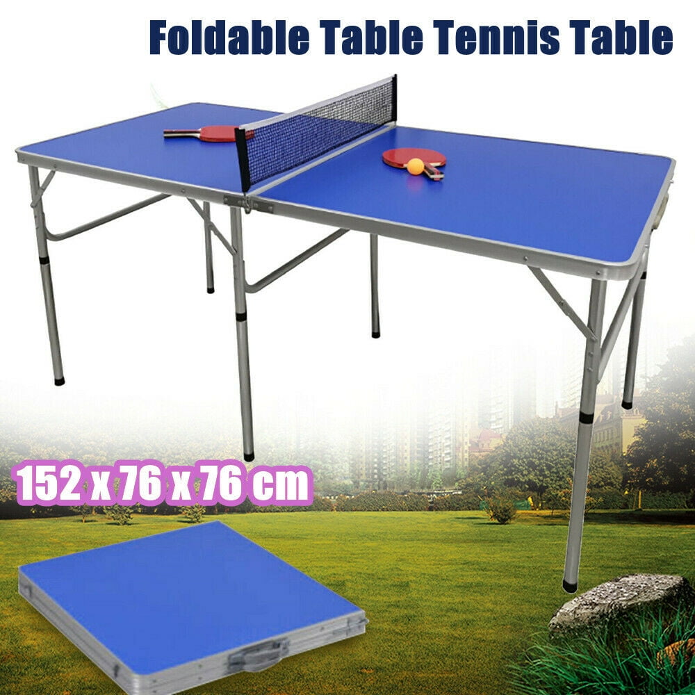 Folding Portable Table Tennis Outdoor Table Tennis Table Game Set W ...