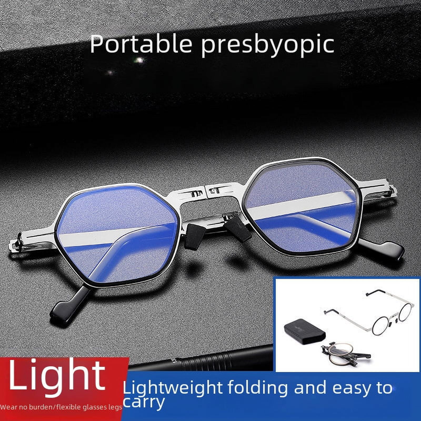 Folding Presbydering Glasses Style Men's Middle-aged and Old People's ...