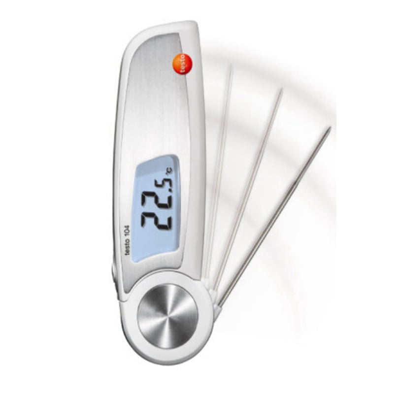 Folding Probe Thermometer Penetration LCD Digital Thermometer Food ...