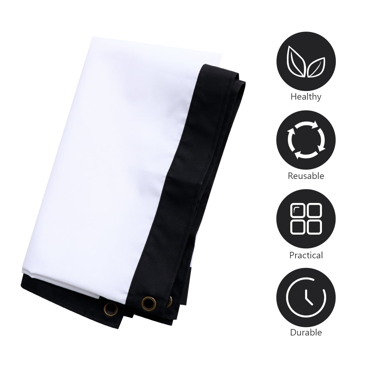 Folding Projection Curtain Portable Monitor Projector Screens - Walmart.com