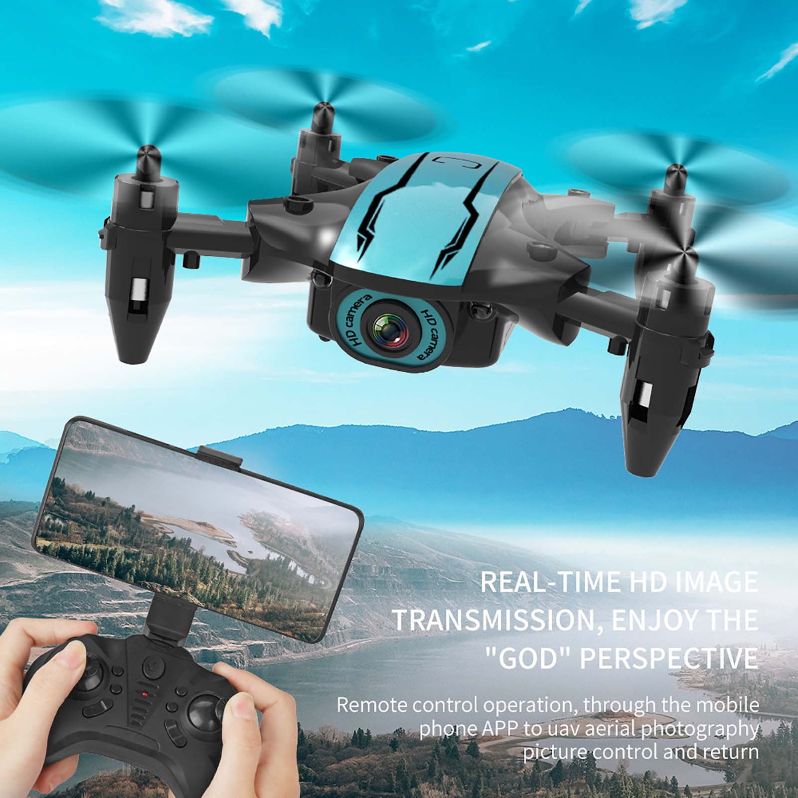 Folding Quadcopter,With Flip Altitude Headless Mode Kids Cs02 With 480p ...