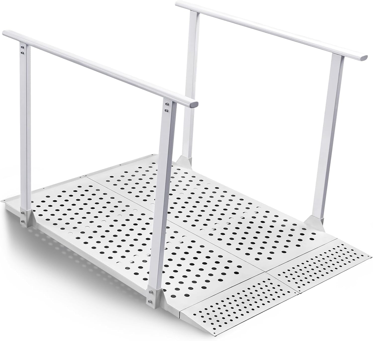 Folding Ramp with Handrails, Portable Wheelchair Ramp with Handrail and ...