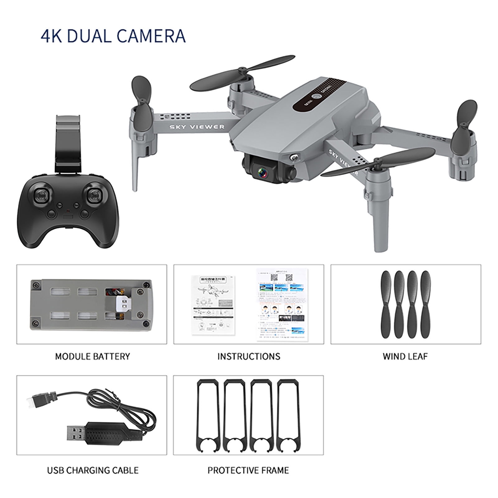 Folding Real Time Aerial Photography Four Axis Toy Gift Fixed Height ...