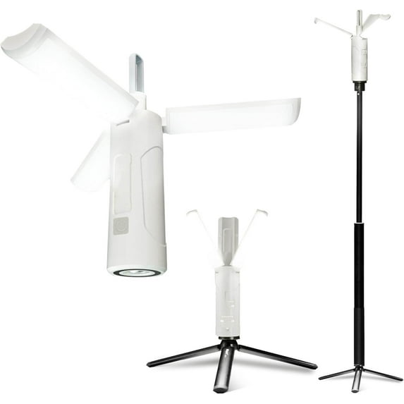 Folding Rechargeable Camping Light with Stand, Collapsible Waterproof ...