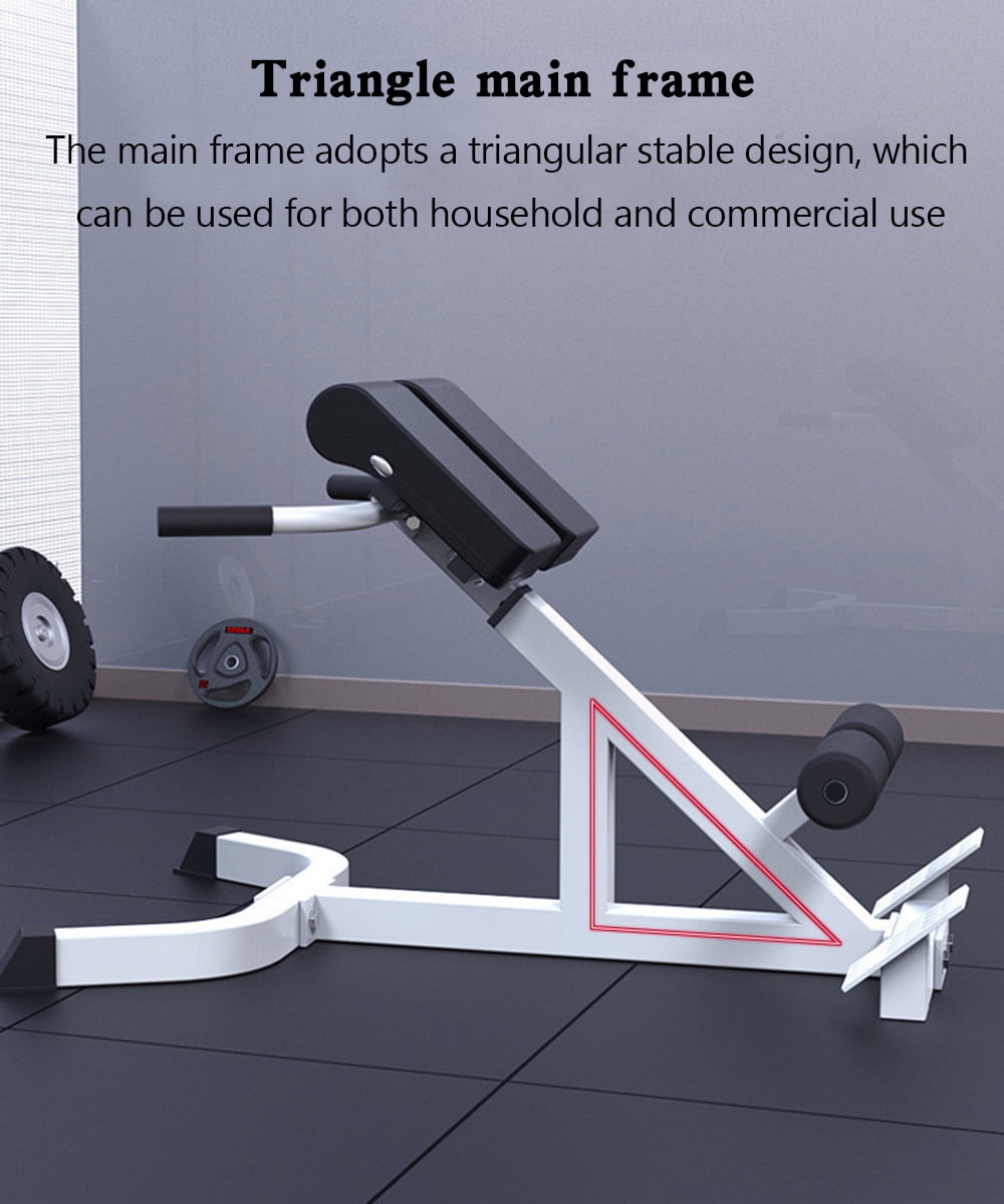 Adjustable Roman Chair Back Extension Exercise Bench Back Training ...