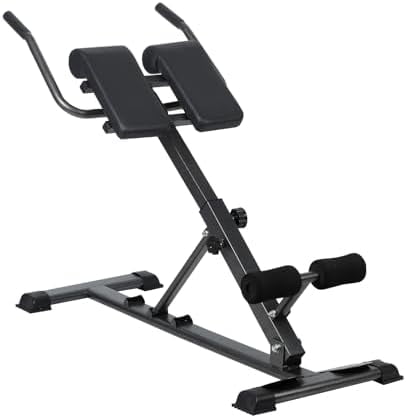 Folding Roman Chair, Back Hyper Extension Bench Exercise Equipment ...