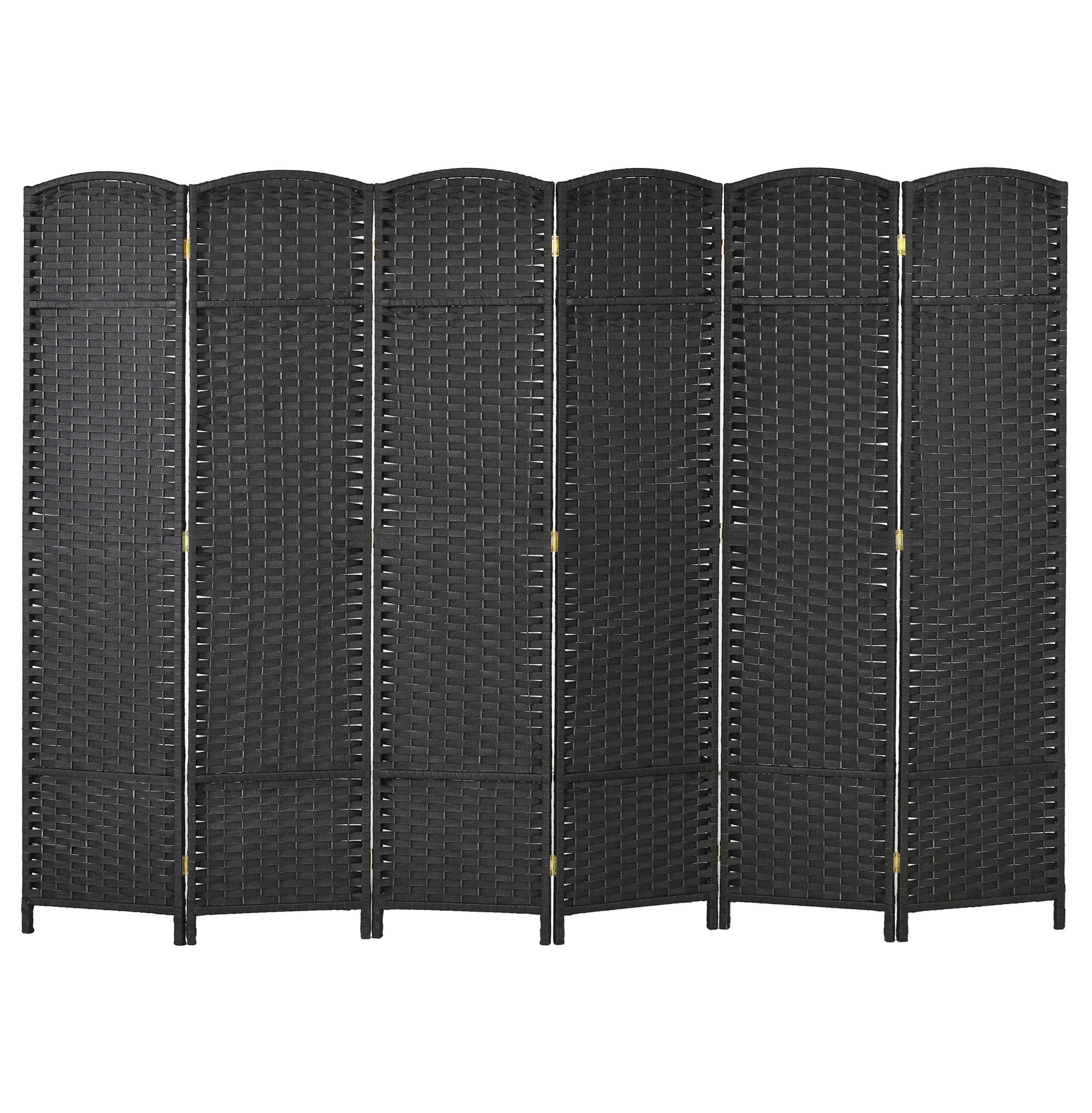 Folding Room Divider Screen 6 Panel 5.6 ' Tall Privacy Screen ...