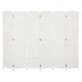 Folding Room Divider Screen 6 Panel 5.6' Tall Privacy Screen - Walmart.com