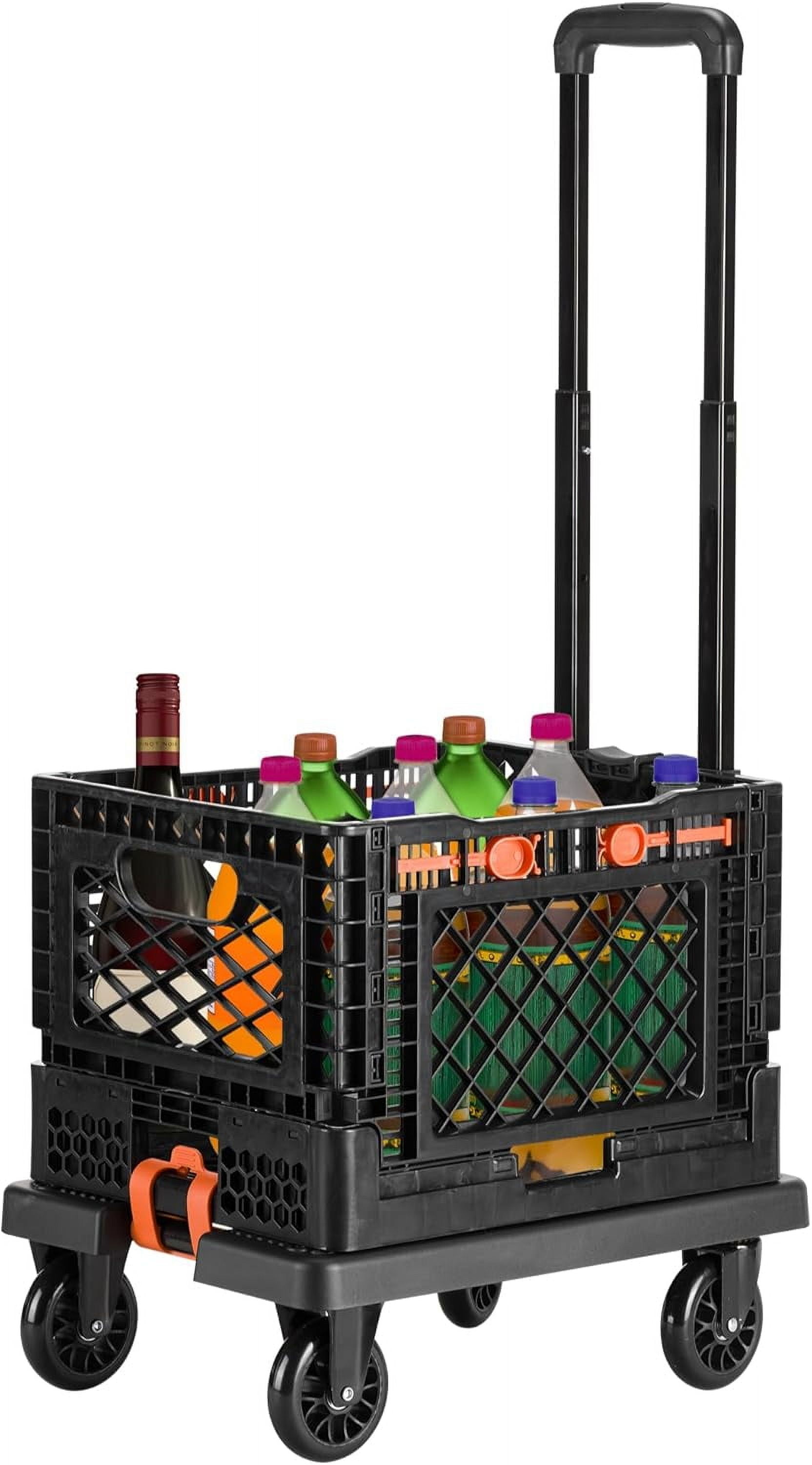 Folding Sack Truck with Transport Basket - Loadable up to 50 kg (110 ...