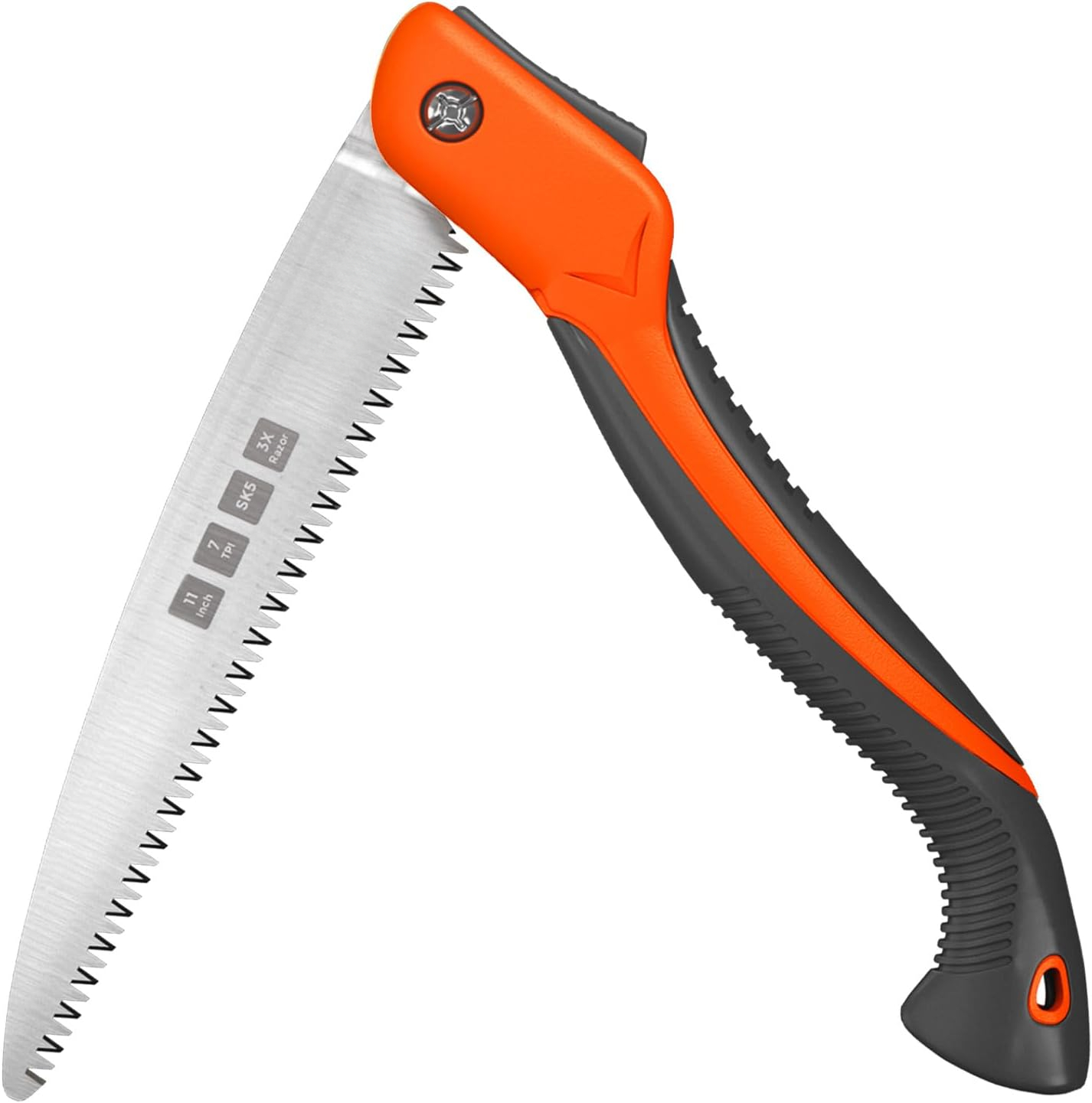 Folding Saw - Heavy Duty Pruning Saw with Triple Cut SK5 Blade and 7 ...