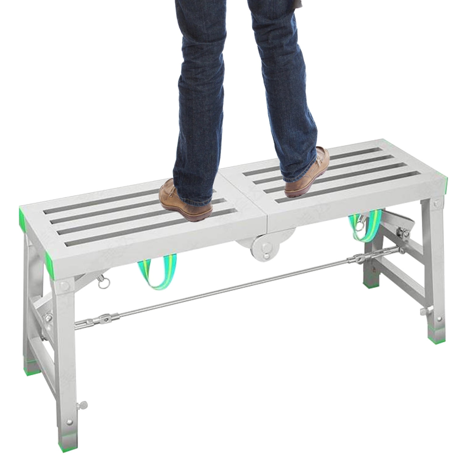 Folding Scaffolding Platform Work Bench Portable Scaffold Adjustable ...