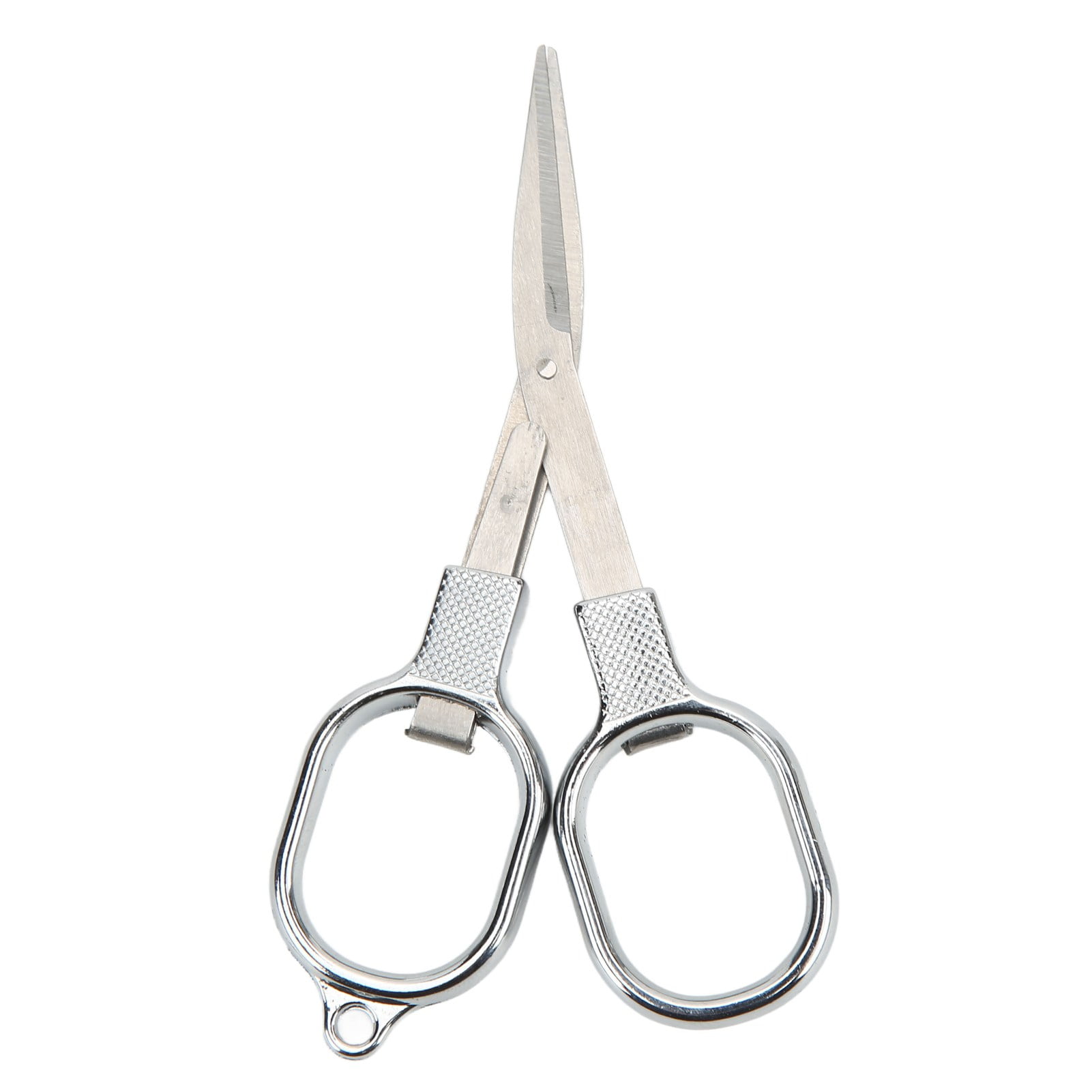 Folding Scissors, Portable, Stainless Steel, 8-Inch, Thread Paper ...