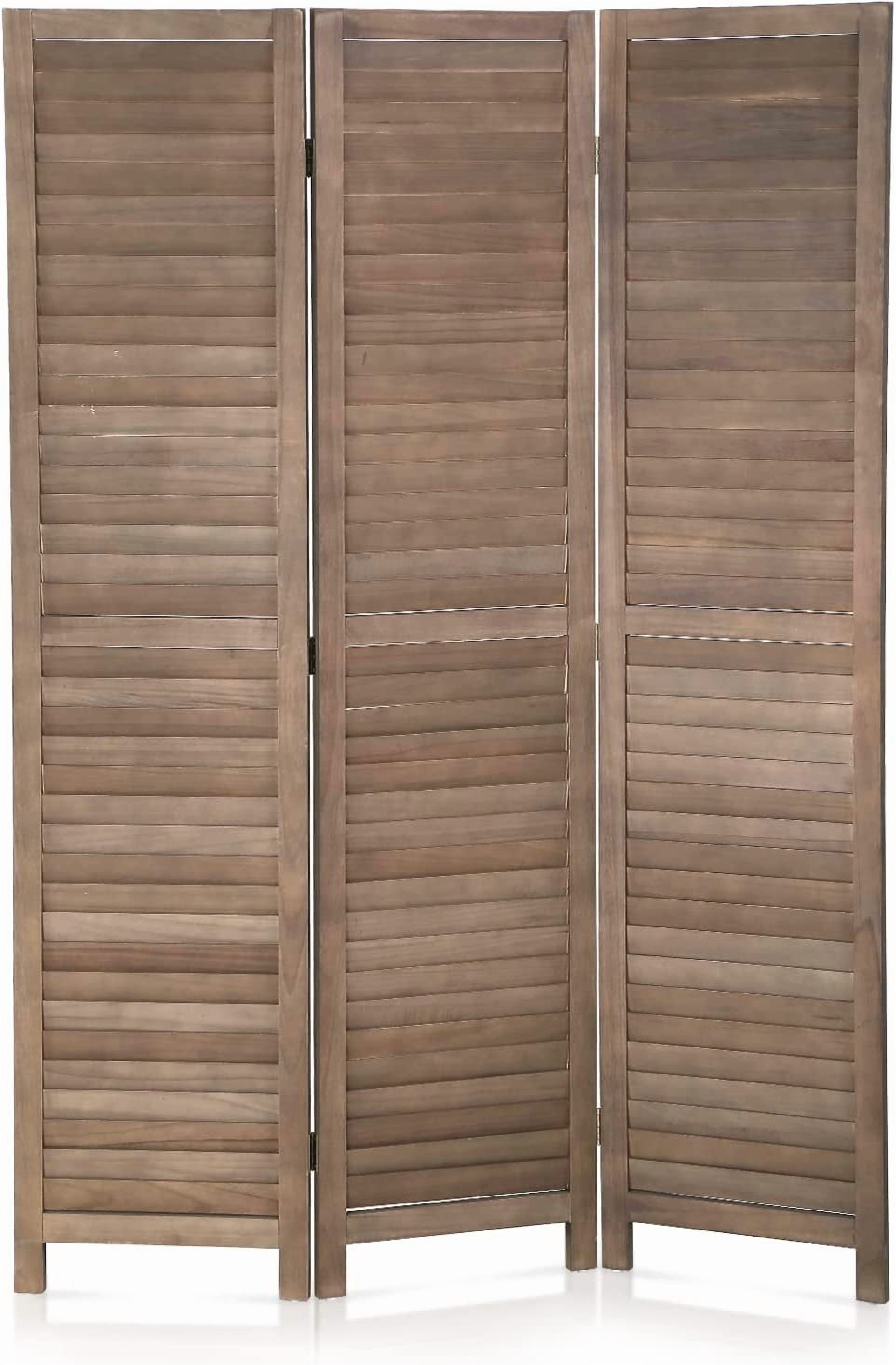 Folding Screen Room Divider 3 Panel 69 Inch Tall Portable Privacy ...