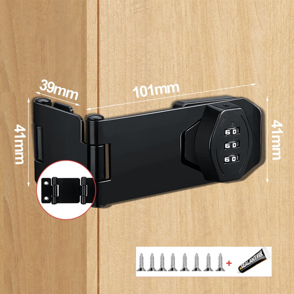 Folding Security Digit Combination Lock Refrigerator File Cabinet Door ...