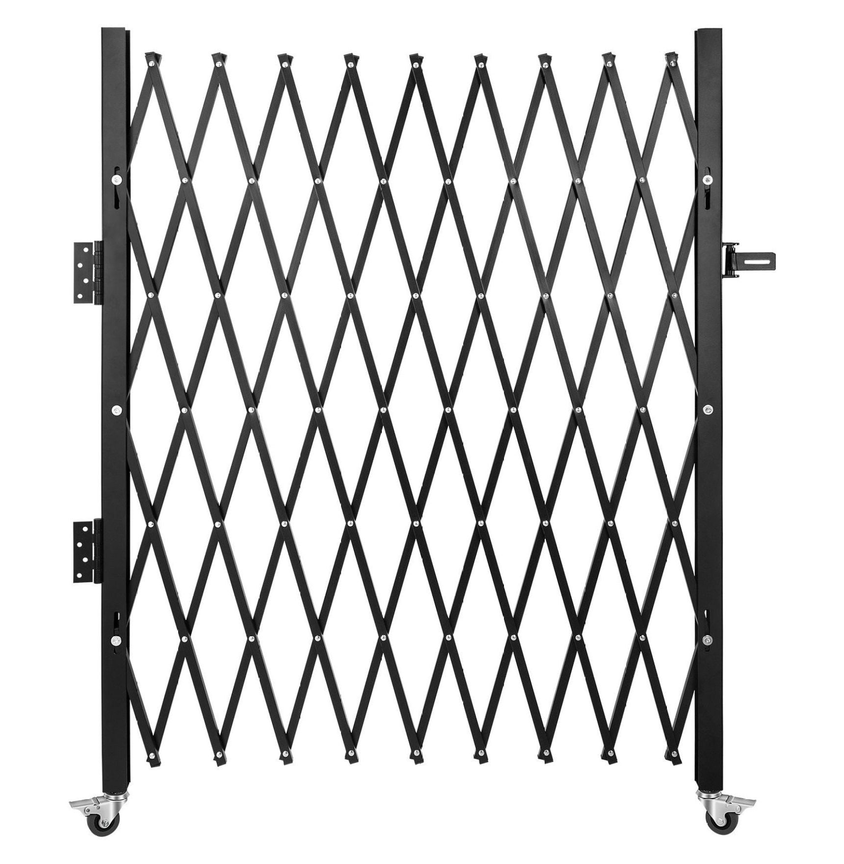 Folding Security Gate 50"x75", Steel Accordion Door Gate, Expandable ...