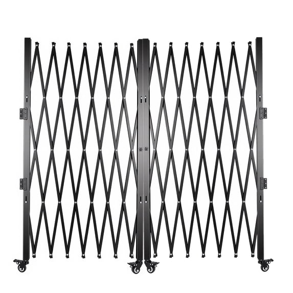 Folding Security Gate Expandable Barricade Double-fold Safety Door ...