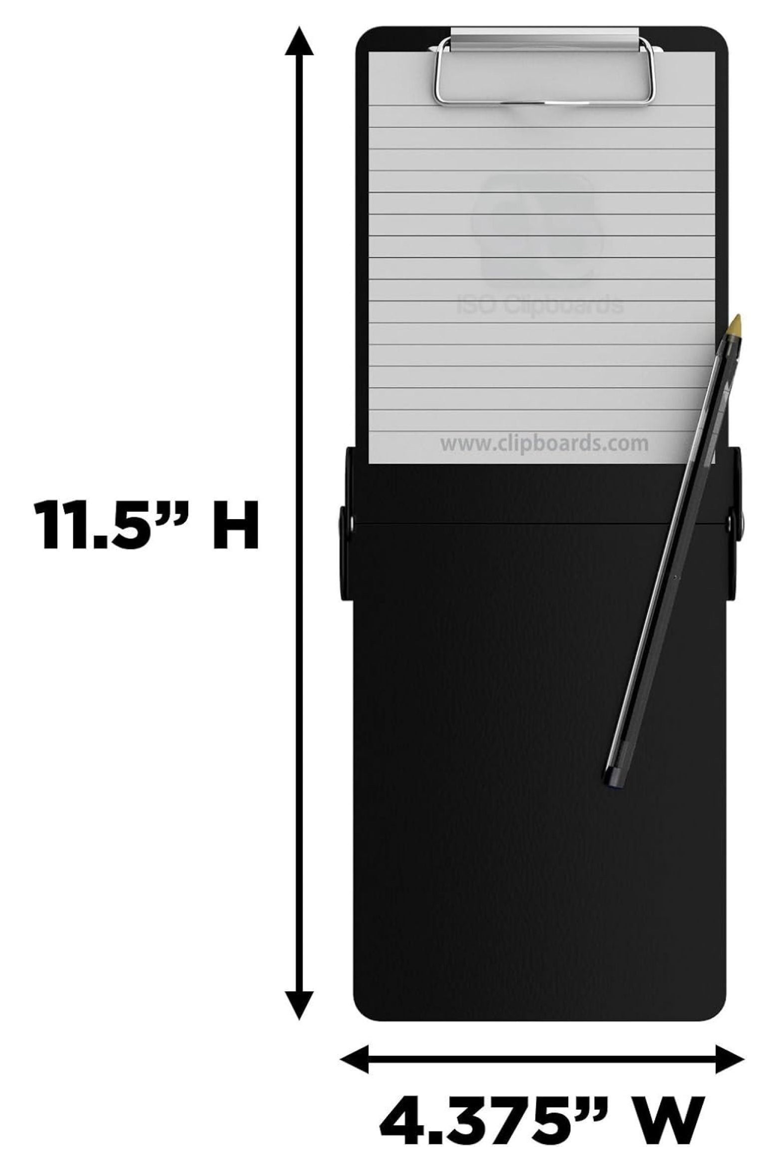 Folding Server ISO Clipboard - Black - Walmart.com