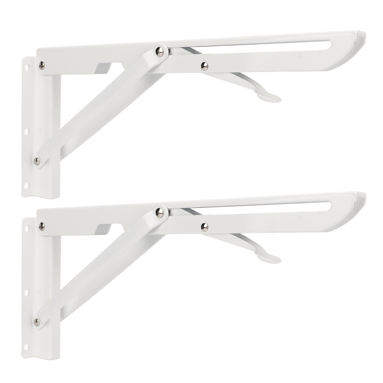 Folding Shelf Brackets 70kg Load Bearing Collapsible Triangular Table ...