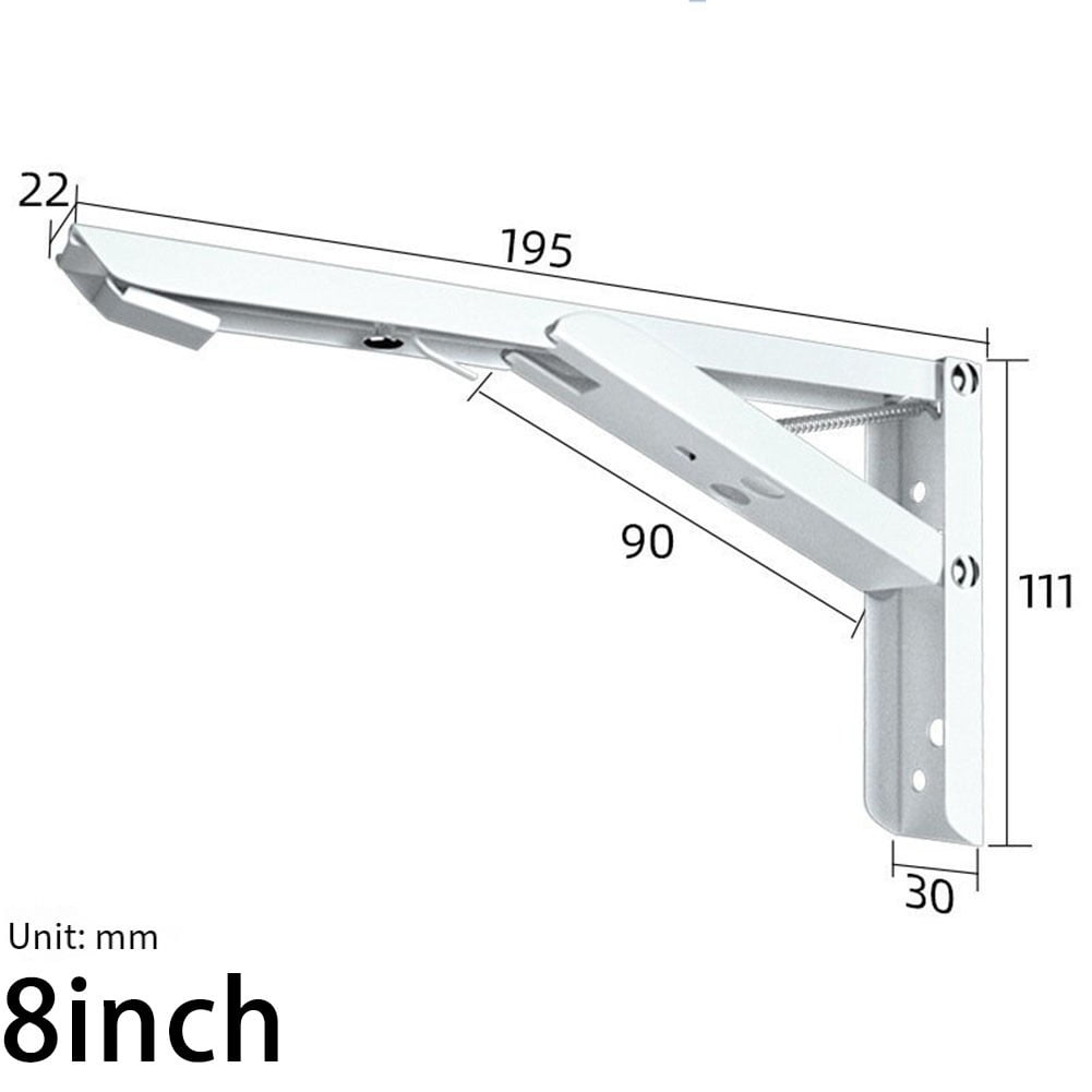 Folding Shelf Brackets DIY Wall Mounted Shelf Bracket for Folding Work ...