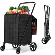 Walmart's Foldable Utility Trolley, Heavy Duty, Telescoping Handle, 4 ...