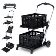 Free Shipping! CLAX® Collapsible Trolley | Folding Mobile Utility Cart ...