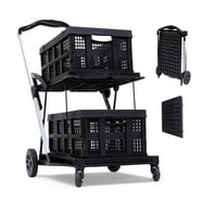 Free Shipping! CLAX® Collapsible Trolley | Folding Mobile Utility Cart ...