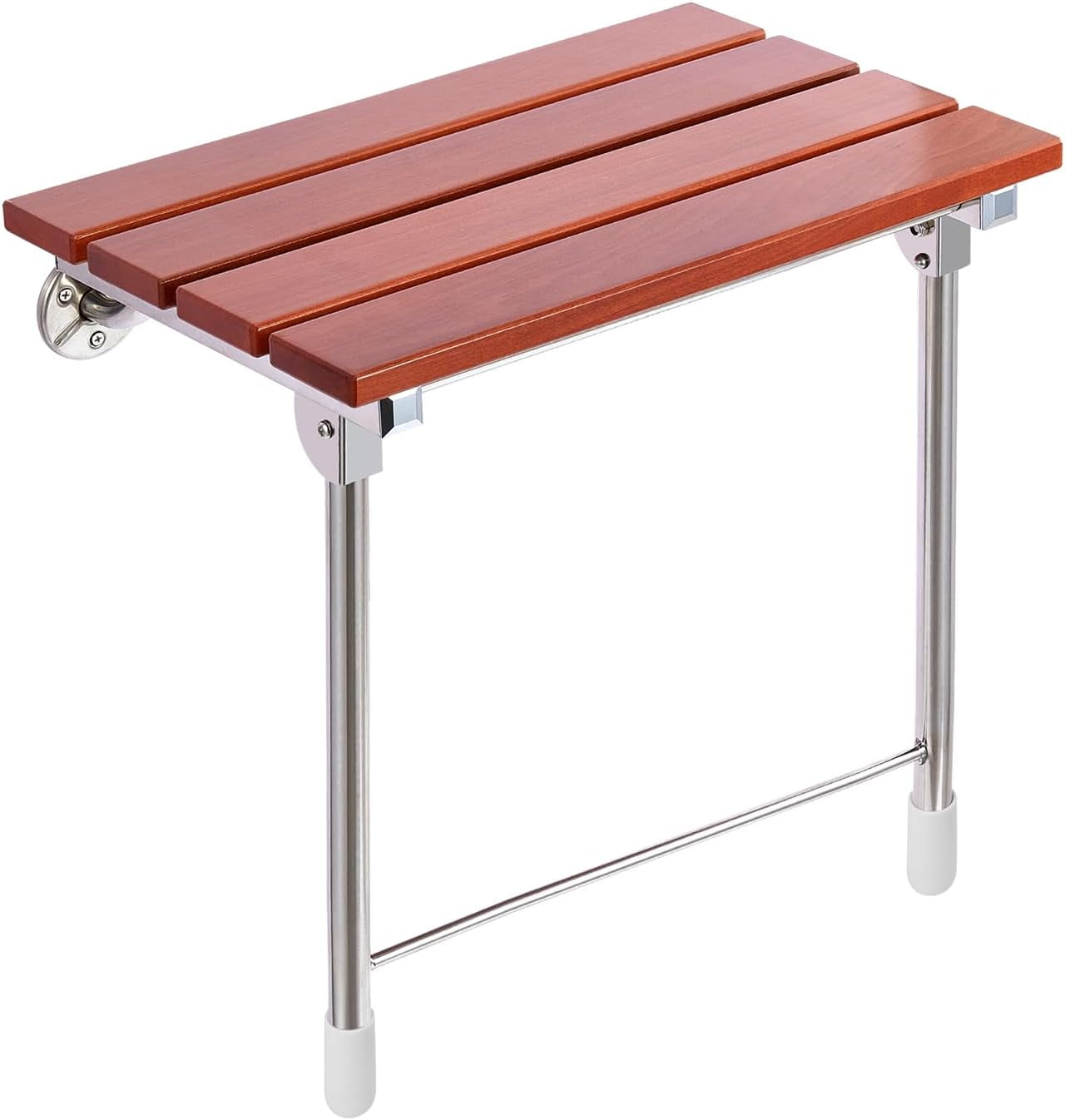 Folding Shower Seat Wall Mounted with Legs Shower Seat Benches Stool ...