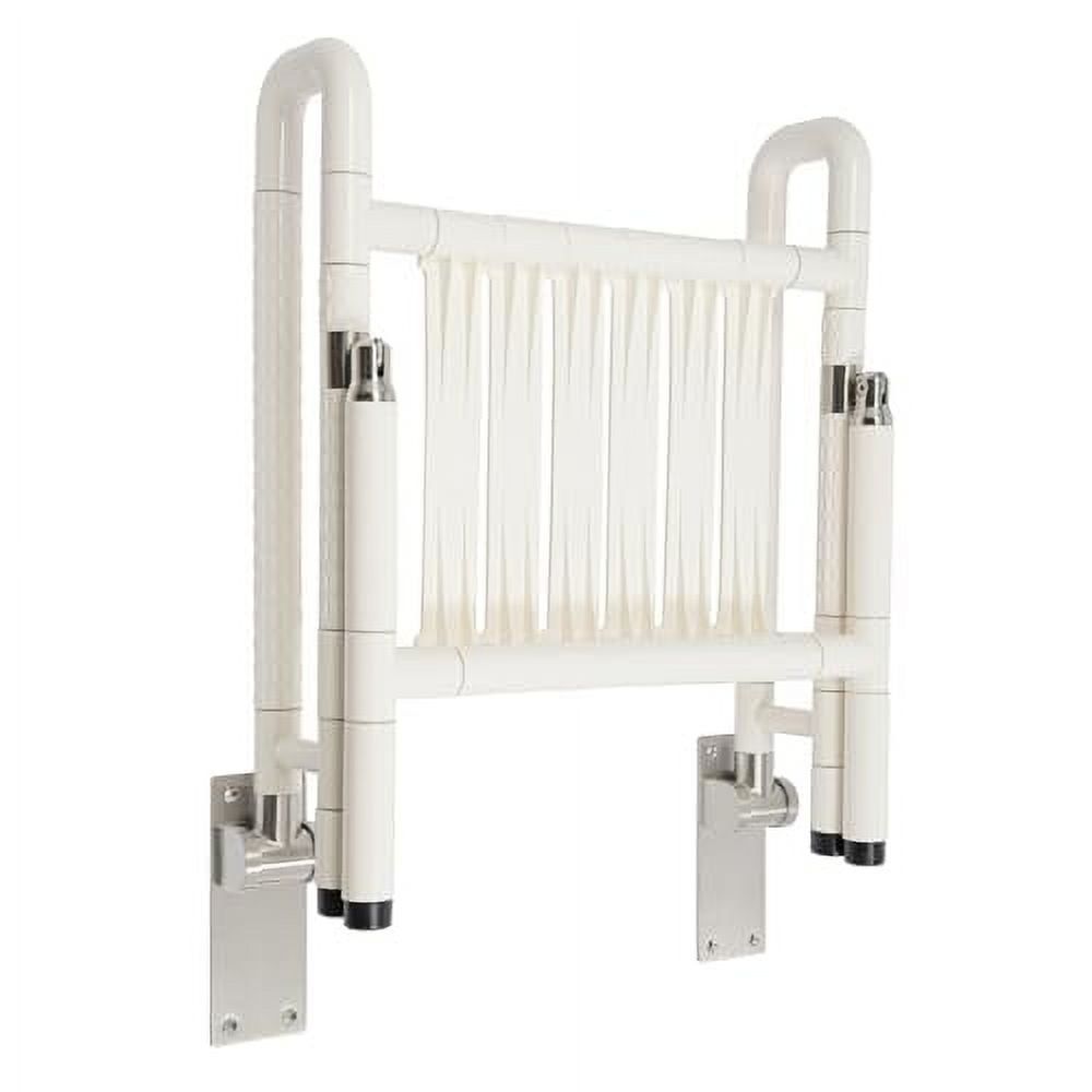 Folding Shower Seat, Wall Mounted Shower Bench with Support Legs 200kg ...