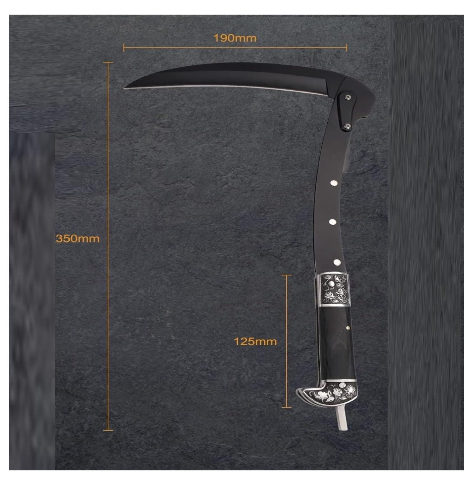 Folding Sickle Garden, Weeder Gargening Hand Tool, Grim Sickle for Lawn ...