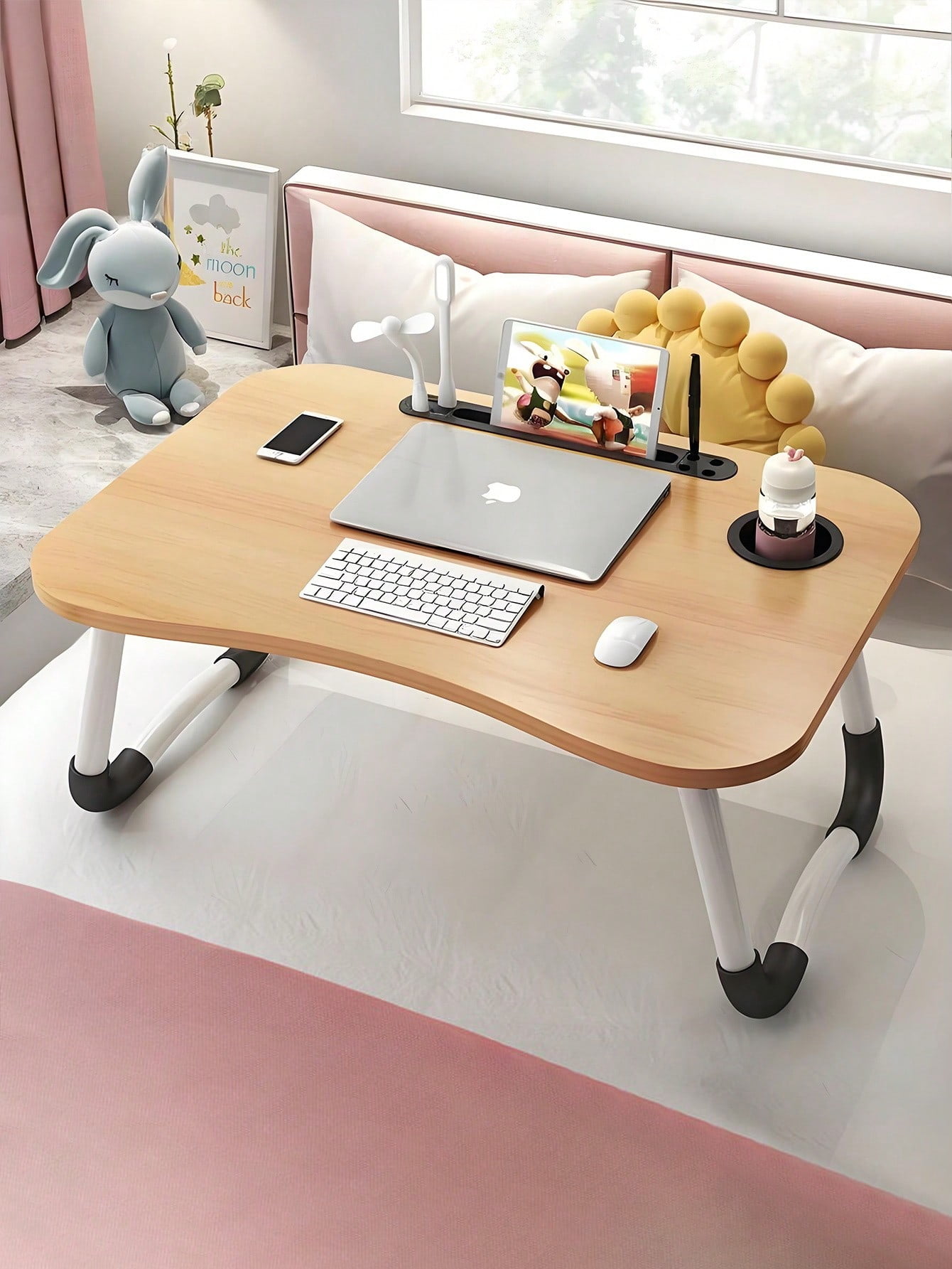 Folding Small Table, Simple, For Rental Rooms, Dormitories, Bedrooms ...