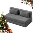 Folding Sofa Bed, 4-in-1 Convertible Sleeper Chair with 2 Pillows ...