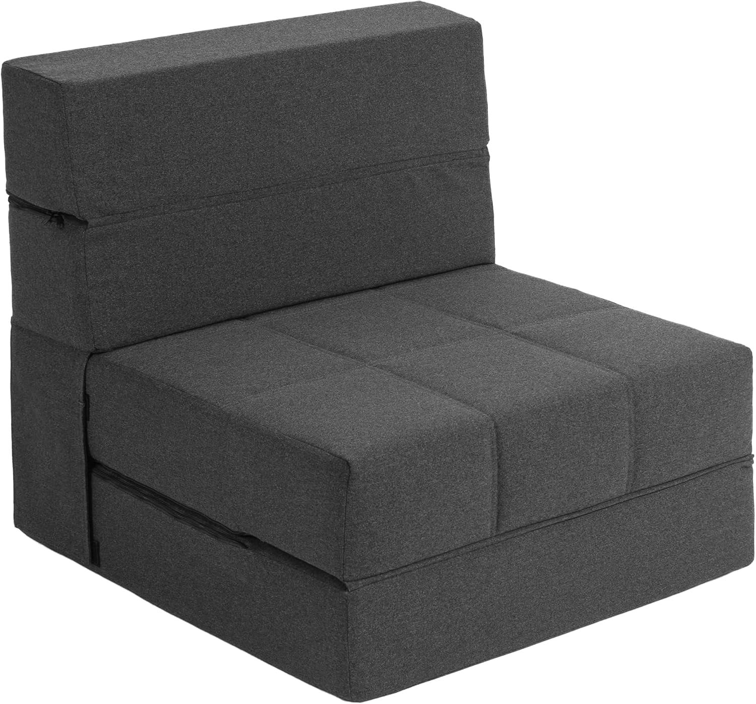 Folding Sofa Bed 7 inch Memory Foam Floor Couch Convertible Sleeper ...