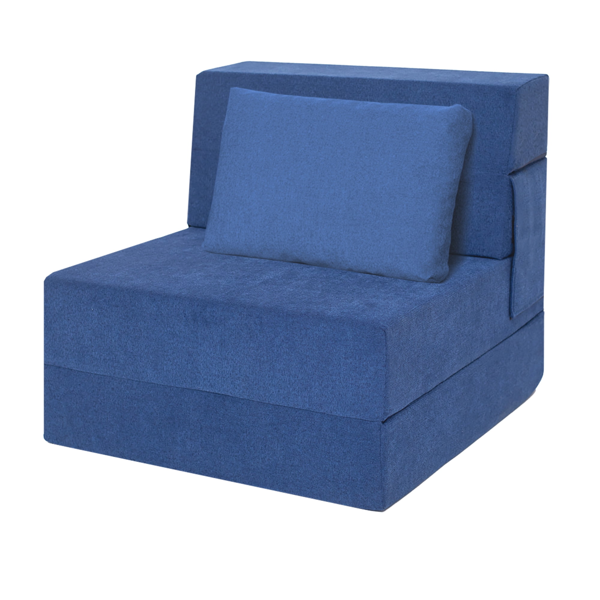 Folding Sofa Bed Chair with Pillow,Convertible Fold Out Chair Bed ...