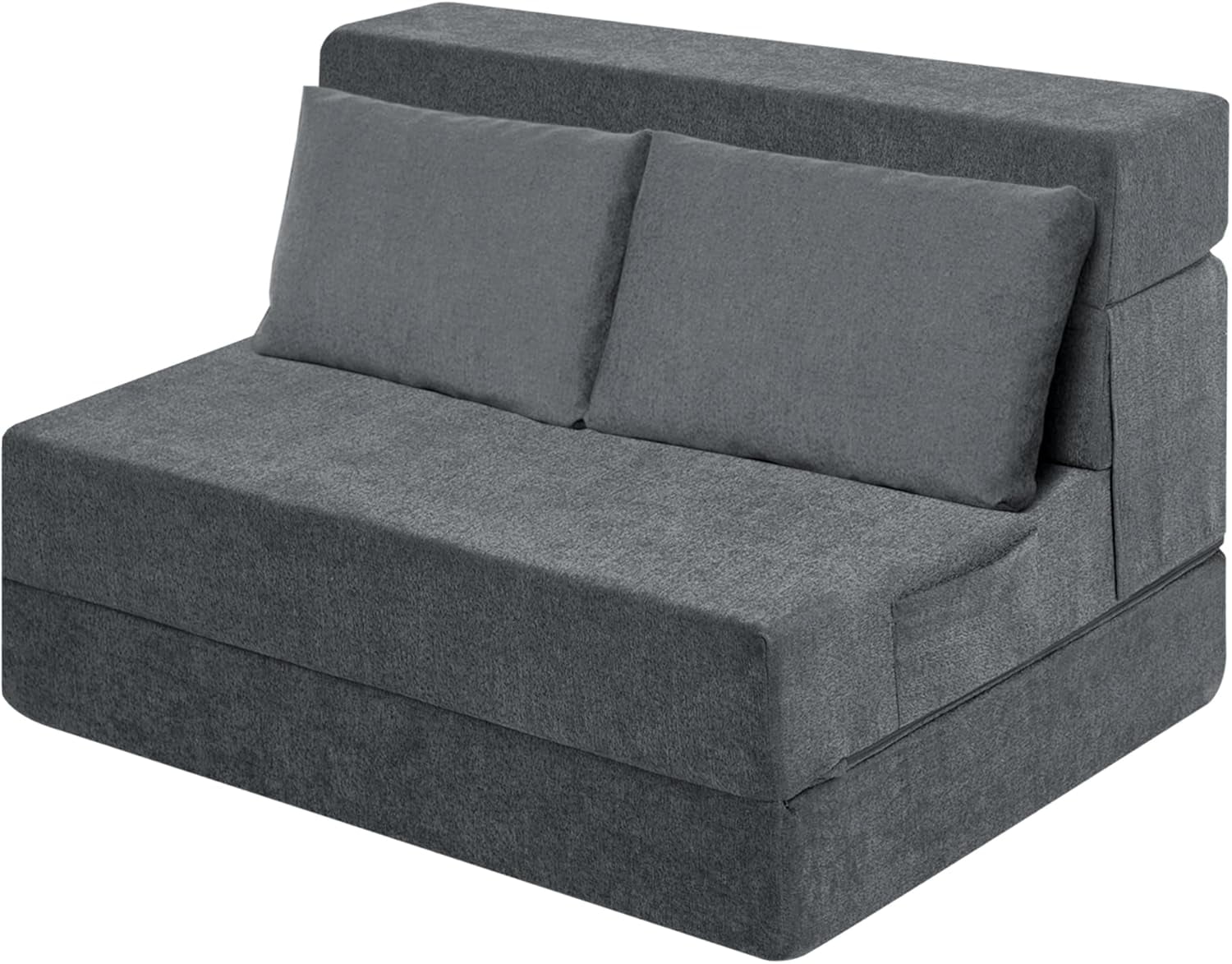 Folding Sofa Bed Chair with Pillow,Convertible Fold Out Chair Bed ...